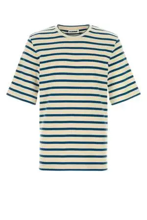 JIL SANDER Embroidered Cotton T-shirt - Multicolor
