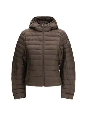 Canada Goose CANADA GOOSE Aethera Tonal Label Hooded Jacket Brown