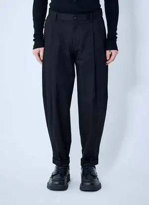 Dolce & Gabbana Cotton Gabardine Pants - Black