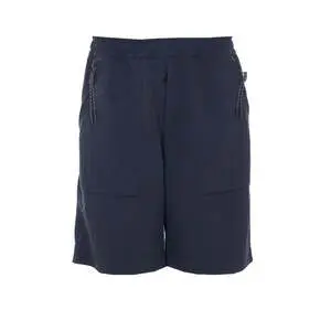 Moncler Logo Bermuda Shorts - Blue