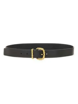 BOTTEGA VENETA Bottega Veneta Belt With Gold Tone Buckle