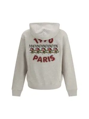 Kenzo Wild Tiger Embroidered Cotton Hoodie