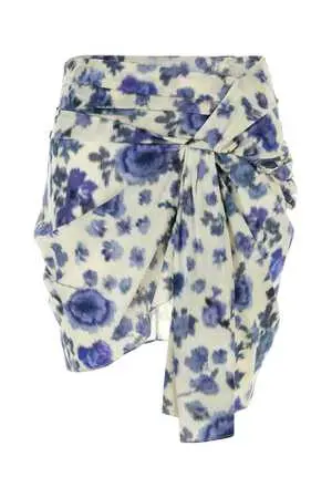 Isabel Marant Étoile Printed Stretch Silk Ovia Mini Skirt - Multicolor