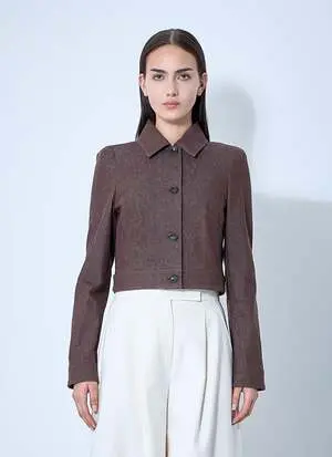 Max Mara Tailored Carpa Jacket - Brown