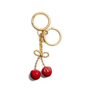 Valentino Garavani Enamelled Cherry Charm With Vlogo Signature