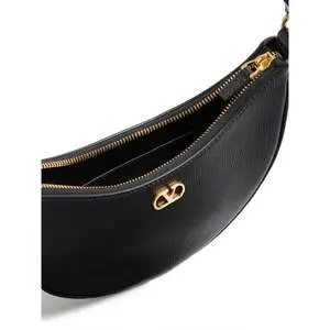 Valentino Garavani Calf Leather Mini Bag With Vlogo Signature - Black