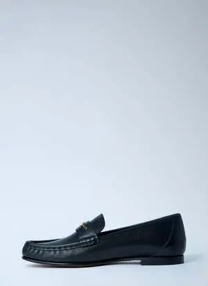 Chloé Leather Loafers With Penny Strap