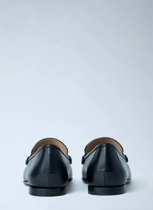 Chloé Leather Loafers With Penny Strap