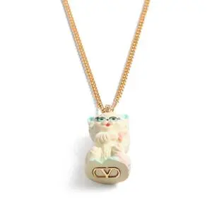 Valentino Garavani Le Chat De La Maison" Necklace With Vlogo Signature