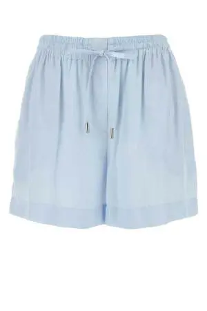 Alexander McQueen Pastel Light Jacquard Shorts - Blue