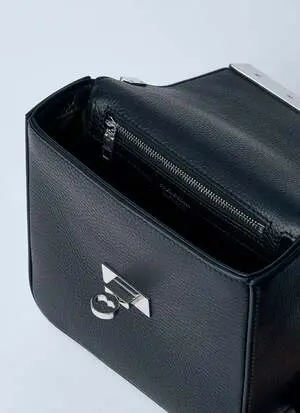 Dolce & Gabbana Leather Crossbody Bag With Twist Clasp - Black