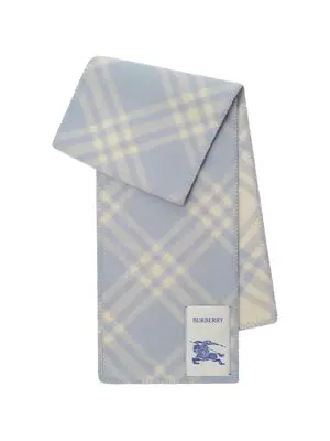 Burberry Check Wool Scarf - Multicolor