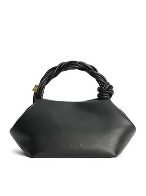 GANNI Hexagonal Leather Shoulder Bag