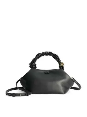 GANNI Hexagonal Leather Shoulder Bag