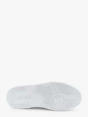 Celine Ct-09 Leather And Mesh Insert Lace-up Sneakers