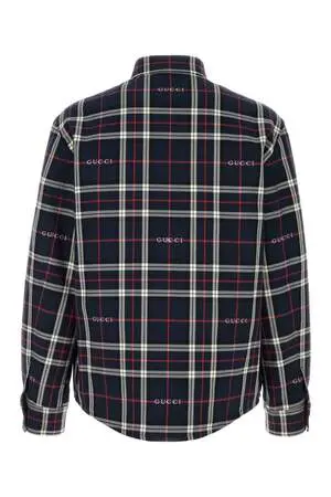 Gucci Embroidered Cotton Shirt