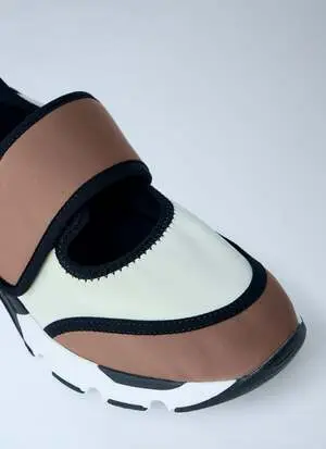 Marni Low-top Sneakers With Strap Fastening - Brown