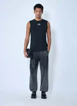 DIESEL® T-bisco-iod Top - Black