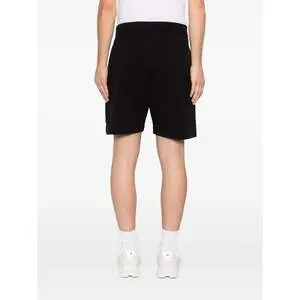 Moschino Cotton Blend Track Shorts With Cargo Pockets