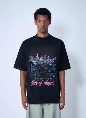Balenciaga City Of Angels T-shirt - Black