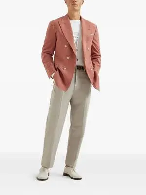 Brunello Cucinelli Ribbed Knit V-neck Cardigan