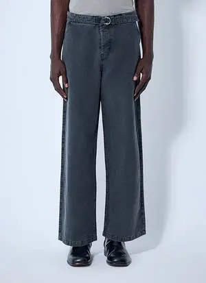 Our Legacy Straight-leg Belted Jeans