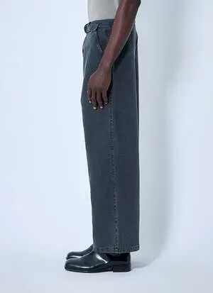 Our Legacy Straight-leg Belted Jeans