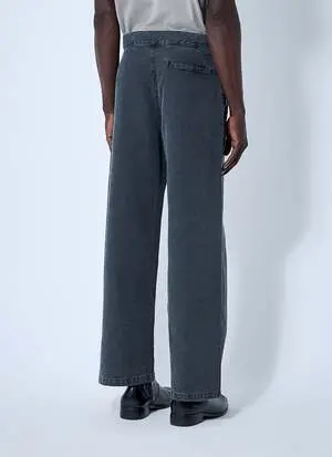 Our Legacy Straight-leg Belted Jeans