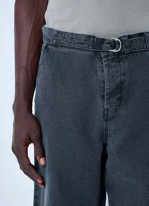 Our Legacy Straight-leg Belted Jeans