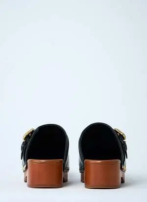 Chloé Jeanette Wedge Clog - Black
