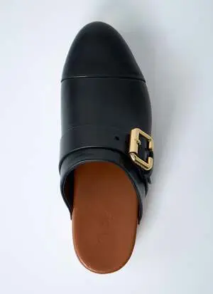 Chloé Jeanette Wedge Clog - Black