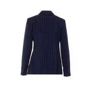 Max Mara Striped Double-breasted Blazer
