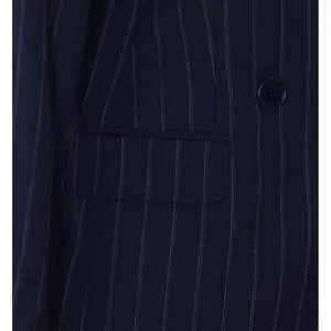 Max Mara Striped Double-breasted Blazer