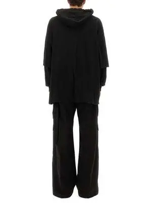 Rick Owens Tommy Hustler Hoodie - Black