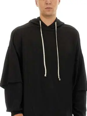Rick Owens Tommy Hustler Hoodie - Black