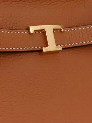 TOD'S Hammered Leather Shopping Bag - Multicolor