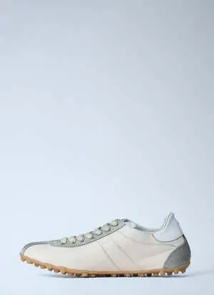 MAISON MARGIELA Low-top Leather And Suede Sneakers