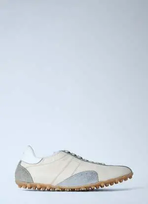 MAISON MARGIELA Low-top Leather And Suede Sneakers - Multicolor