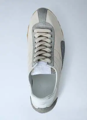 MAISON MARGIELA Low-top Leather And Suede Sneakers - Multicolor
