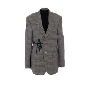 Balenciaga Tie Detailed Blazers For Women