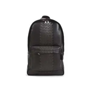 Bottega Veneta Intrecciato Leather Backpack - Brown