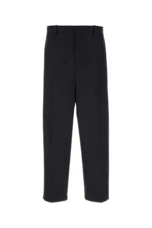 JIL SANDER Cotton Trousers - Blue