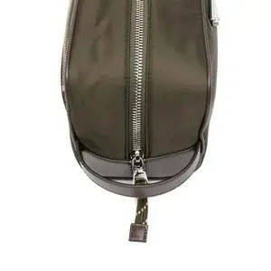 Prada Enamel Triangle Logo Wash Bag