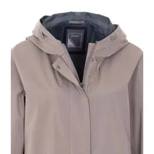 Herno Hooded Long-sleeve Jacket - Cream
