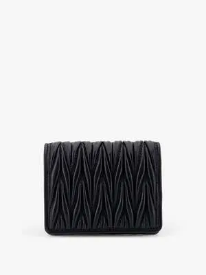 Miu Miu Quilted Leather Wallet - Multicolor