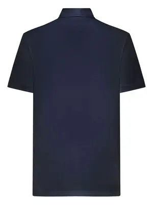 Giorgio Armani Interlock Cotton Polo Shirt - Multicolor
