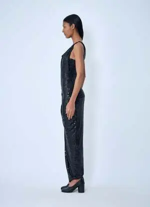 VIVIENNE WESTWOOD Sequined Cowl Neck Gown