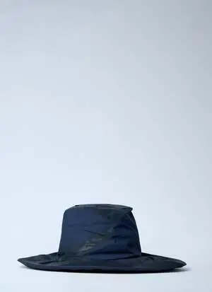 MAISON MARGIELA Distressed Cotton Bucket Hat - Blue