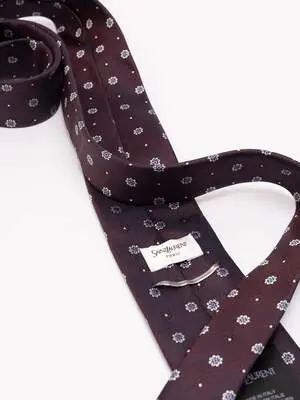 Saint Laurent Striped Neck Tie
