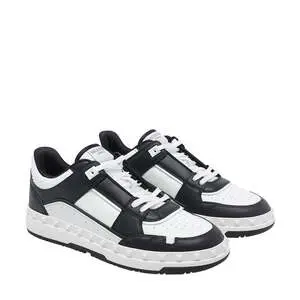 Valentino Garavani Studded Leather Sneakers - Black